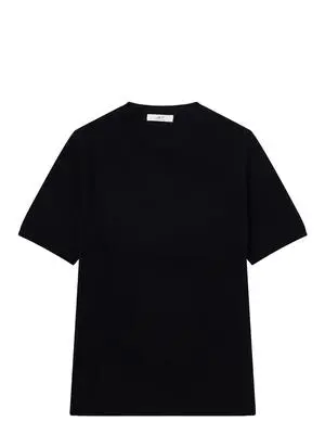 Mr P. Knitted Cashmere T-shirt - Black