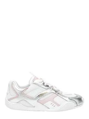Versace Galaxia Mesh And Leather Sneakers - Multicolor