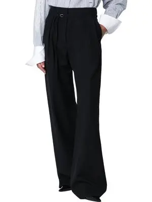 DRIES VAN NOTEN Dries Van Noten Pleated Wide-Leg Wool Trousers