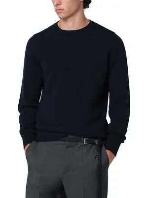DRUMOHR Cashmere Crew-neck Sweater - Blue