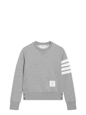 Thom Browne Thom Browne 4-Bar Crewneck Sweatshirt Grey
