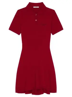 Givenchy Wool And Cashmere Polo Dress - Red