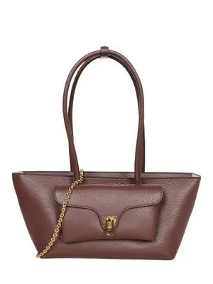 COCCINELLE Dual-handle Shoulder Bag - Bordeaux