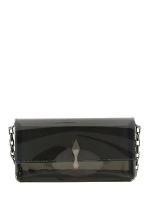 CHRISTIAN LOUBOUTIN Flap Clutch - Black
