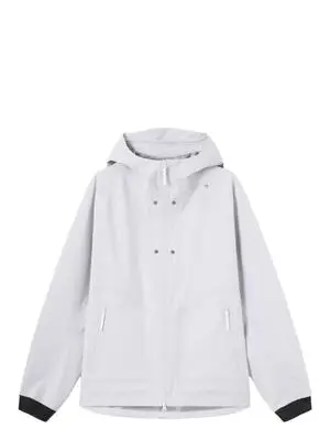Stone Island Waterproof Windproof Hooded Jacket - Plaster