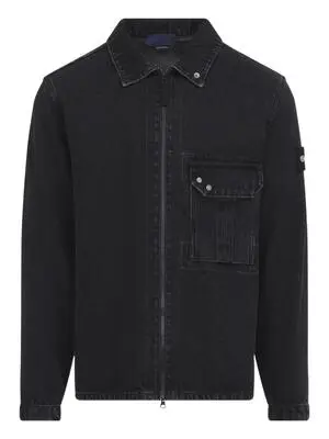 Stone Island Long-sleeved Shirt Jacket - Black Medium