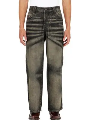 DIESEL® D-hakou High Waist Relaxed Jeans - Black