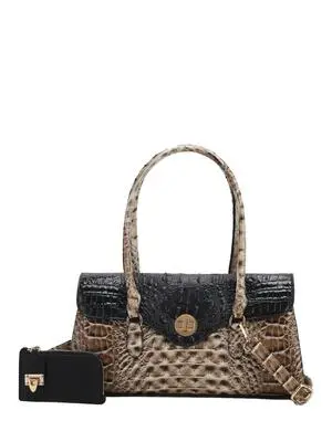 MKF COLLECTION - J'OMOR Mkf Collection - J'omor Liviana Croc-Embossed Shoulder Bag