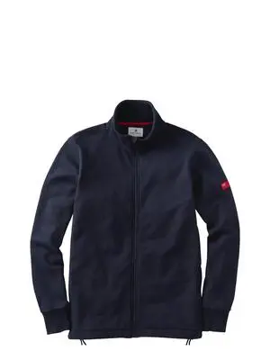 ARTHUR BEALE Blue Arthur Beale Harbour Cotton Zip Jacket