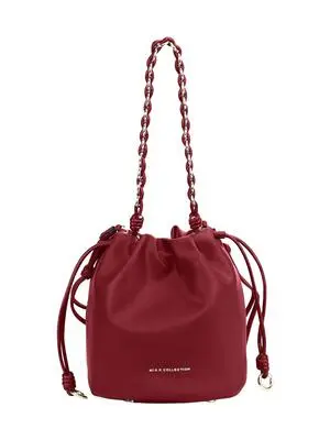 MKF COLLECTION BY MIA K. Mkf Collection - J'omor Paityn Bucket Bag Red