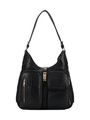 MKF COLLECTION BY MIA K. Mkf Collection - J'omor Daphne Shoulder Bag Black
