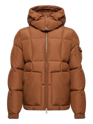 Moncler Moncler Dravenis Hooded Down Jacket Brown