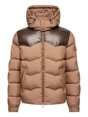 Moncler MONCLER COLLECTION Ravelis Quilted Down Jacket With Hood Beige