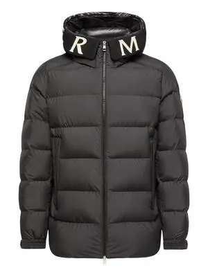 Moncler Orvelle Hooded Mid-length Down Jacket - Black