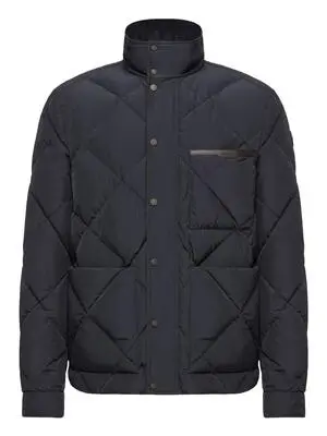 Moncler MONCLER COLLECTION Surlake Diamond-Quilted Down Jacket Blue