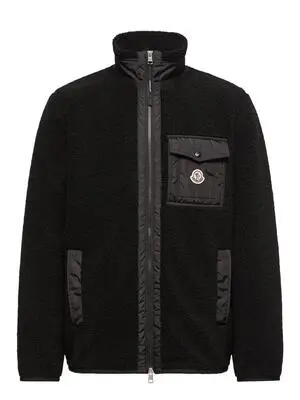 Moncler MONCLER COLLECTION Teddy Zip-Up Sweatshirt Black