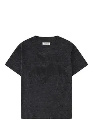 MAISON MARGIELA T-shirt Con Stampa - Charcoal