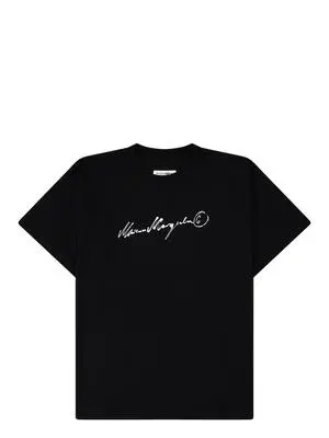 MAISON MARGIELA T-shirt Con Logo - Black