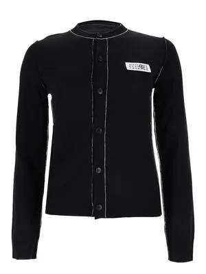 MAISON MARGIELA Cardigan In Lana - Black