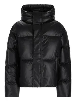MAISON MARGIELA Hooded Puffer Jacket - Black