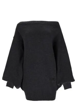 MAISON MARGIELA Wool Knit Dress - Grey