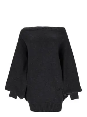 MAISON MARGIELA Wool Knit Dress - Grey