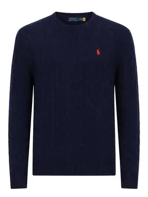 Polo Ralph Lauren Polo Ralph Lauren Maglia In Lana E Cashmere Blue