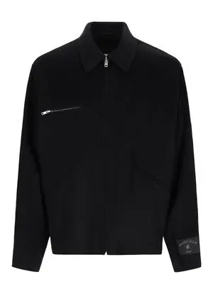 MAISON MARGIELA Double-face Wool Zip-up Jacket - Black