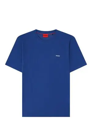 Hugo T-shirt "dero" Con Logo - Blue