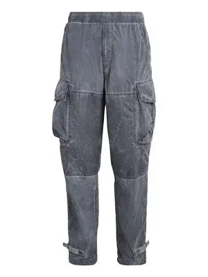 Stone Island Coated Cargo Trousers - Black
