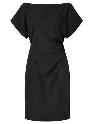 CLUB21 COLLECTION Mini Thea Draped Dress - Black