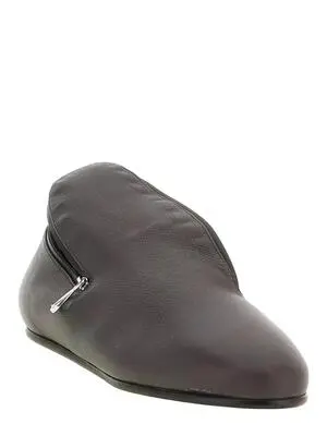 KIKO KOSTADINOV Petrel Asymmetrical Zip Loafers - Black