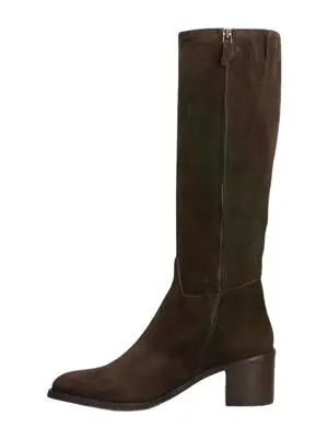 JULIE DEE Julie Dee Suede Block-Heel Boots