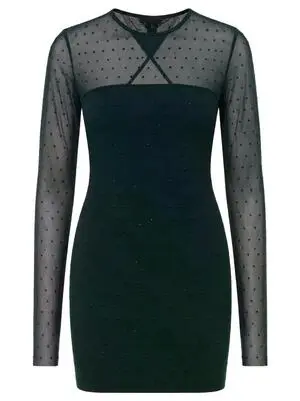 Liu Jo Embellished Open-back Dress - Black