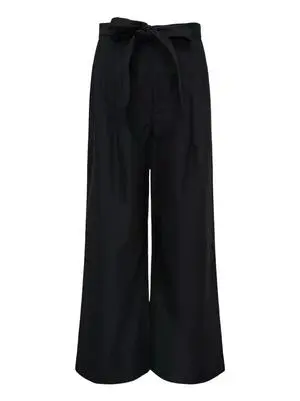 CLUB21 COLLECTION Aria Wide-leg Trousers - Black