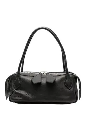 MINOBOSSI MINOBOSSI Small Anna Leather Shoulder Bag Black