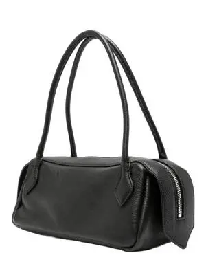 MINOBOSSI Small Anna Leather Shoulder Bag - Black