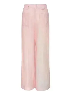 CLUB21 Isaline Hand-brush Palazzo Pants - Pink