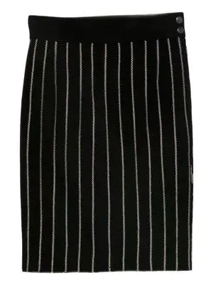 FENDI Fendi Wool Zigzag-Stitch Skirt