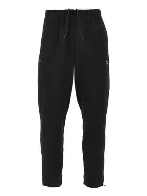 EA7 Logo-print Drawstring Track Pants - Black