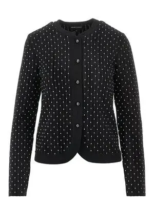 Emporio Armani Button-up Long-sleeve Cardigan - Black