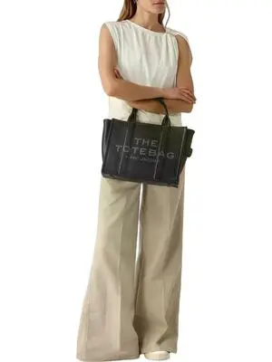 Marc Jacobs Leather Medium Tote Bag - Black