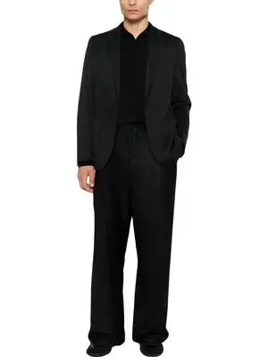 Tagliatore Notched-lapel Single-breasted Blazer - Grey