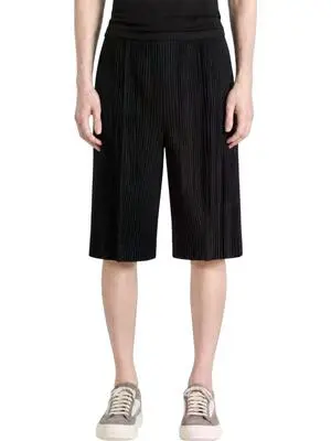 Issey Miyake Pleated Shorts - Black
