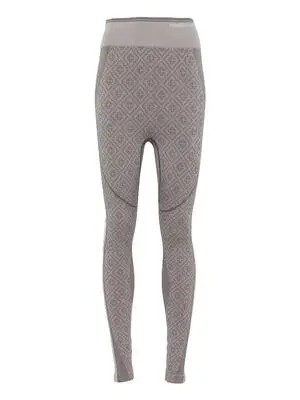 Casablanca Monogram-pattern Leggings - Grey