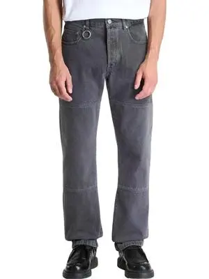 Études Studio Panelled Metal-ring Jeans - Grey