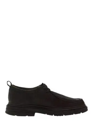 CLARKS Clarks Badbury Seam Grained Leather Loafers