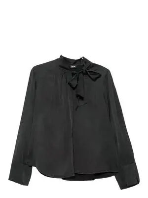 DIXIE DIXIE Pussy-Bow Long-Sleeve Blouse