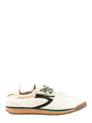 PURAAI Puraai Zigzag Patch Elasticated Collar Sneakers
