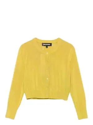 EB DENIM EB Denim Juniper Cropped Cardigan Yellow